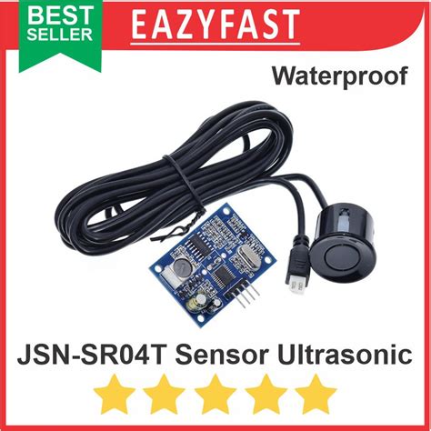 Jual Jsn Sr04t Waterproof Ultrasonic Ranging Sensor Jarak Bkn Ping Hc Sr04 Shopee Indonesia