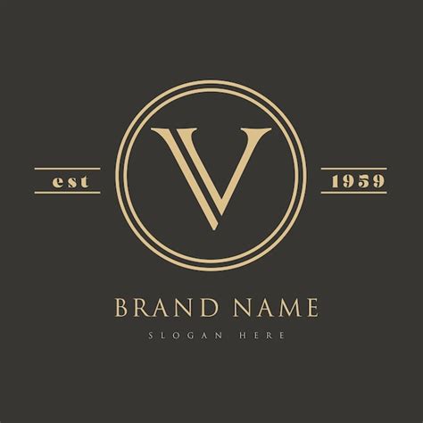 문자 로고 프리미엄 벡터