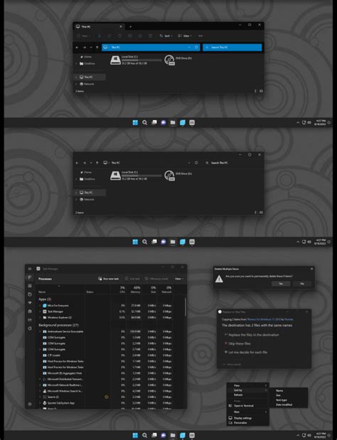 After Dark Blue V6 Theme For Windows 11 Skinpack Theme For Windows