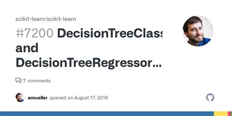 Decisiontreeclassifier And Decisiontreeregressor Are Named Really Weirdly Issue Scikit