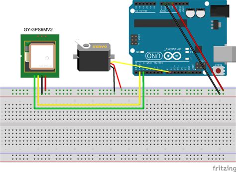 Gps Gy Gps6mv2 серво Аппаратная платформа Arduino