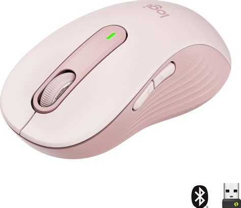 Logitech Signature M650 L Wireless Mouse Radio Bluetooth Optical Rose 5 Buttons 4000 Dpi