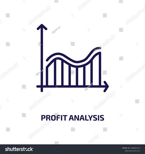 Profit Analysis Icon Business Analytics Collection Stock Vector