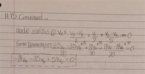 Solved Circuit Analysis Need Help Asap Solve Without Using