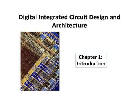 Vlsi Introduction And Basics Chapter 1 Class Ppt