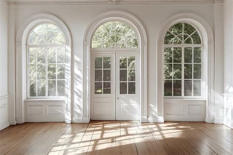 A Smooth Gradient Textured Wall Transitioning From Light Beige To Warm White Creating A Soft