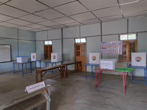 ပခုက္ကူခရိုင် မြိုင်မြို့၌ ၂၀၂၀ ပြည့်နှစ် အထွေထွေရွေးကောက်ပွဲအတွက် မဲရုံများ ပြင်ဆင်ပြီးစီး