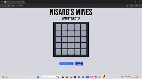 Nisarg Chaudhari On Linkedin React Webdevelopment Codingjourney Minesweeper Javascript