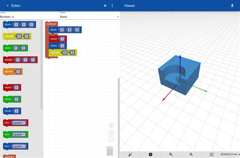 Boolean Solid Visual Programming In 3d