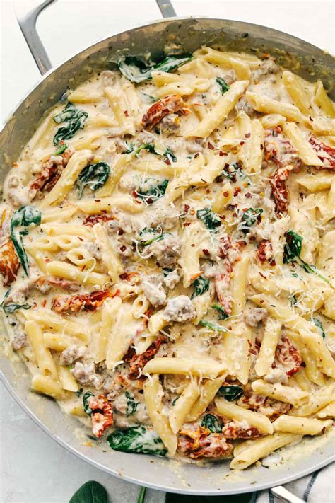 One Pot Tuscan Sausage Pasta The Recipe Critic Kitovet