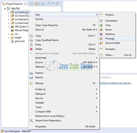 Jdbc Ddl Example Java Code Geeks