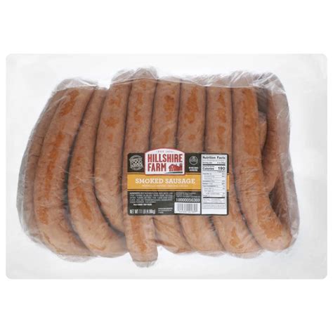 Hillshire Farm Gluten Free Natural Casing Smoked Sausage Rope 11 Pound