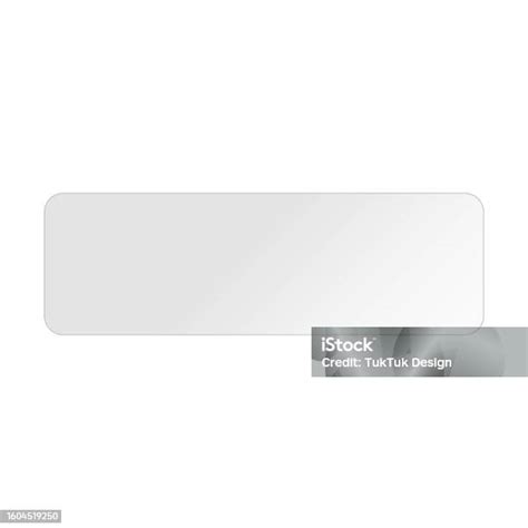 Rectangle Shape Text Box Gradient Banner Element For Background Stock Illustration Download