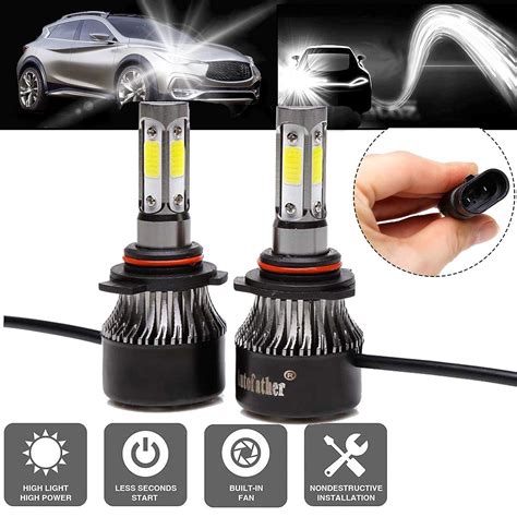 Upgrade 9012hir2 Bulb Replacement 9012hir2 24000lm Led Headlight