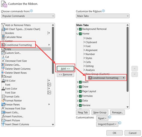 How To Customize The Ribbon In Excel Step By Step Trump Excel