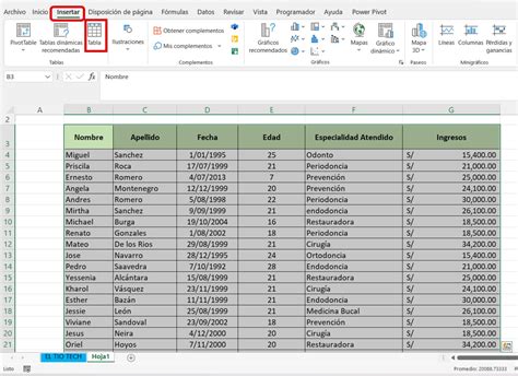 Agrupar filas y columnas en tablas dinámicas
