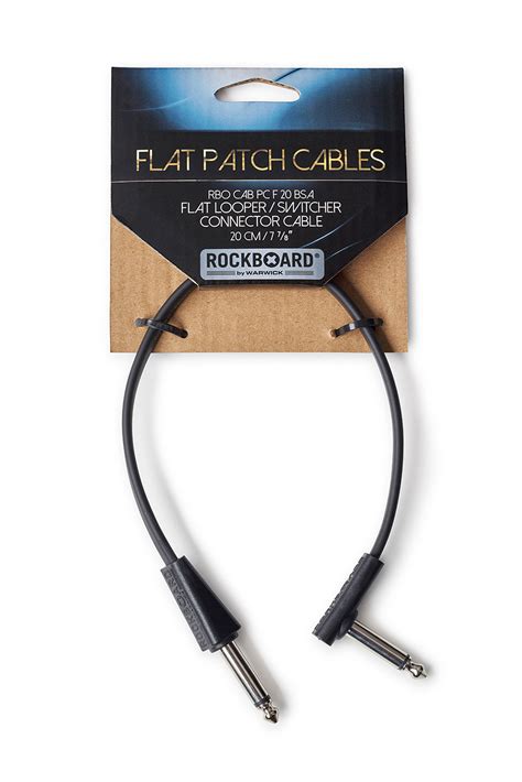 Standard Flat Patch Looper Switcher Connector Cables RockBoard