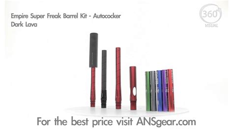 Empire Super Freak Barrel Kit Autococker Dark Lava Visual 360 Youtube