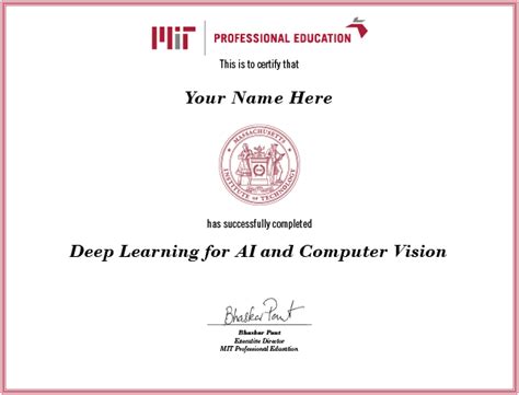 Deep Learning For Ai And Computer Vision Professional Education