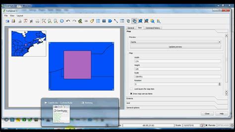 Multiple Map Views In Composer Manager In Qgis Youtube