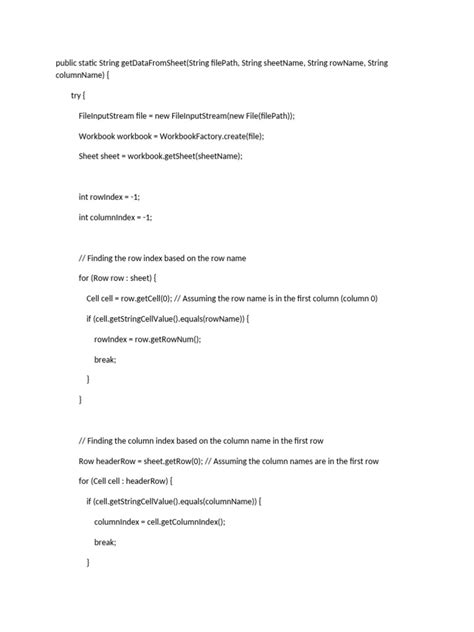 excel reader selenium pdf