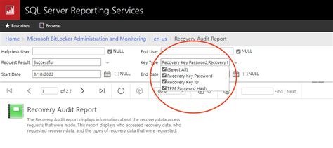 Query Mbam To Display The Bitlocker Recovery Report Techdirectarchive