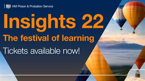 Hm Prison And Probation Service On Linkedin Tickets For The Hmpps Insights22 Festival Are Now