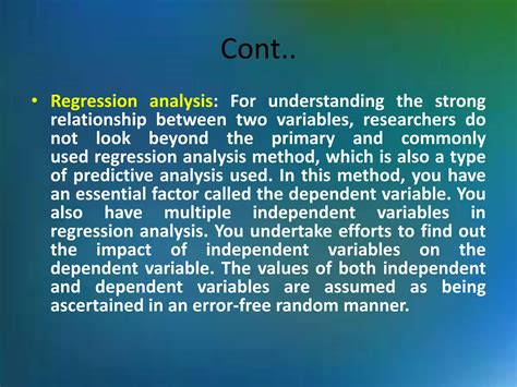 Methods Of Statistical Analysis Interpretation Of Data Pptx