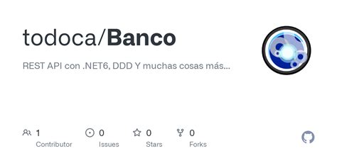 Github Todocabanco Rest Api Con Net6 Ddd Y Muchas Cosas Más
