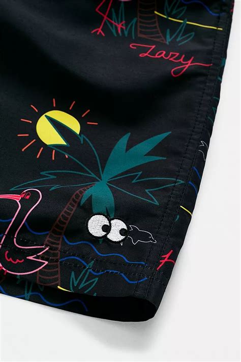 Lazy Oaf Days Swim Shorts Urban Outfitters Uk