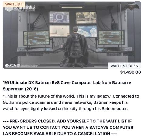 Pre Orders For The Bvs Batcave Are Now Jazzinc Dioramas Facebook