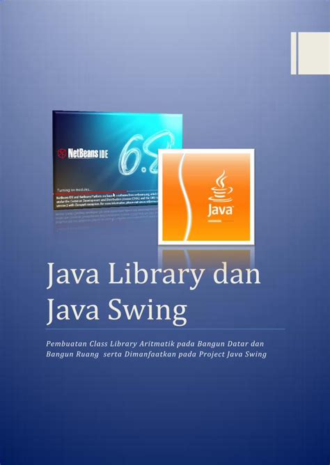 pdf java library dan java swing · menggunakan ide netbeans