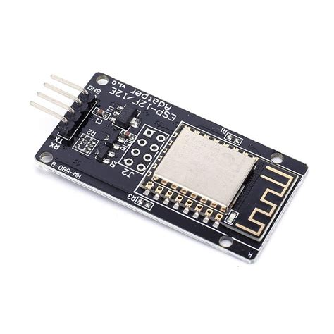 Módulo Esp8266 Esp 12f Adaptador Wifi 5v Sensor Redes Partes Con Esp