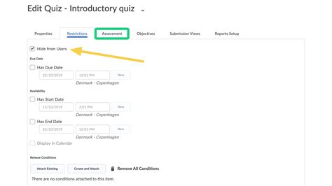 DTU Learn Support Creating A Quiz Old Layout DTU Learn Support Creating A Quiz Old Layout