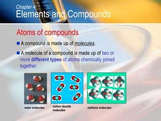 Elements And Compounds PPT