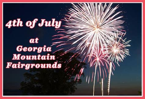 Hiawassee Ga July 4th Fireworks At Georgia Mountain Fairgrounds