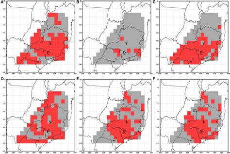 spatial distribution of events with increased date coincidence between