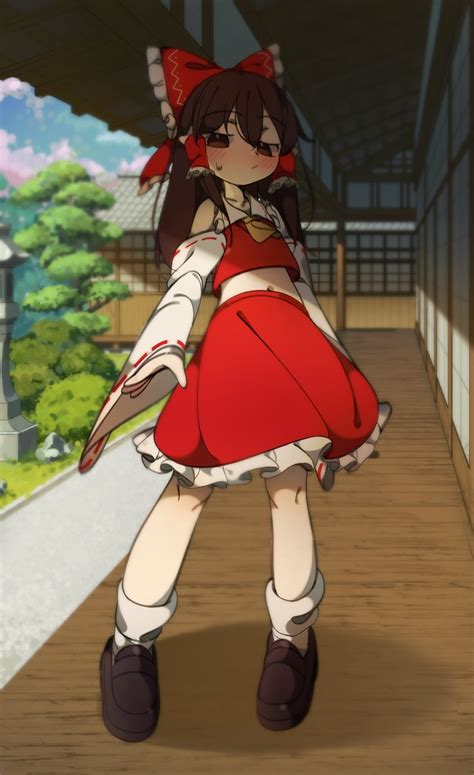 Hakurei Reimu Touhou Drawn By Deko Morii Danbooru