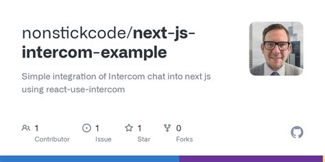 Github Nonstickcodenext Js Intercom Example Simple Integration Of