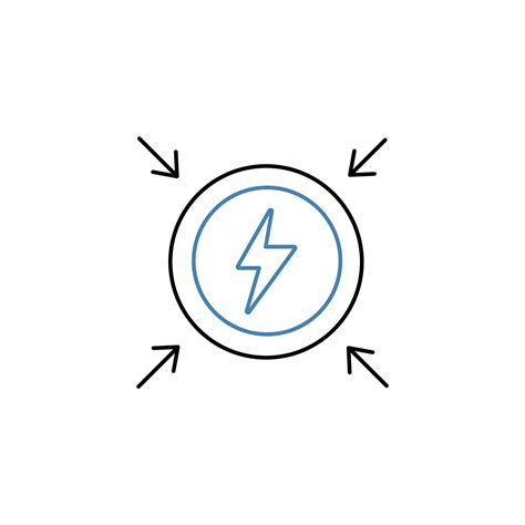 Energy Concept Line Icon Simple Element Illustration Energy Concept Outline Symbol Design