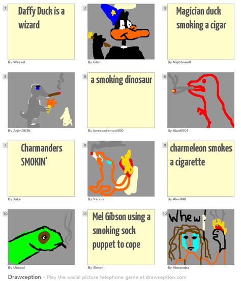 Daffy Duck Is A Wizard Drawception