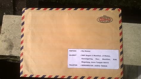 Cara Menulis Alamat Surat Pada Amplop Coklat Delinewstv