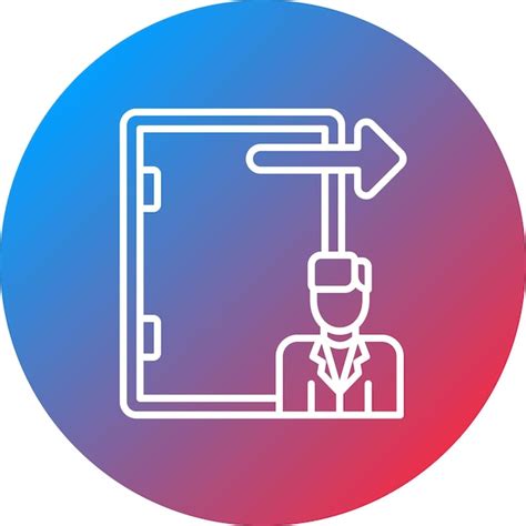 Premium Vector Exit Interview Icon Vector Image Can Be Used For Recruitment Agency