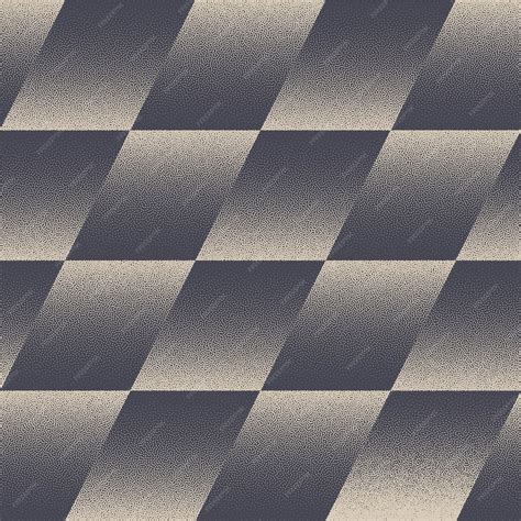 Premium Vector Modern Chequered Incline Structure Seamless Pattern Vector Dotwork Background
