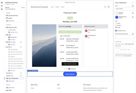 Loop Returns Integration Guide Wonderment