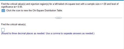 Solved Find The Critical Value S And Rejection Region S
