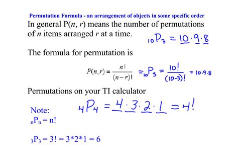 Probability Day 3 Permutations And Combinations Pdf Physics Science