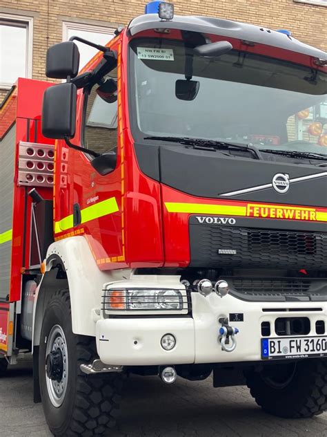Erstmals Ein Volvo Im Fuhrpark Feuerwehr Bielefeld