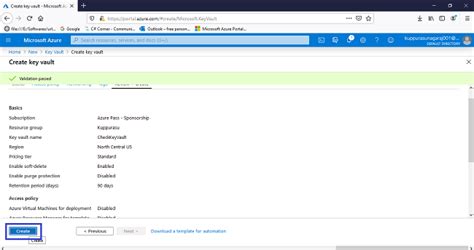 Securing Azure Key Vault