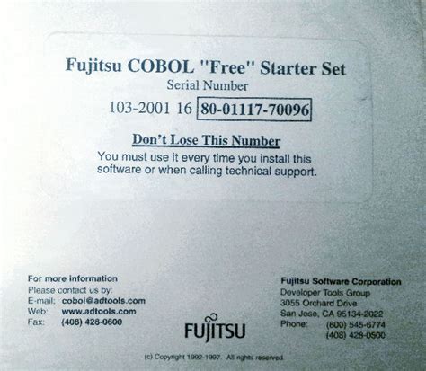 Fujitsu COBOL 3 0 January 1998 Fujitsu Free Download Borrow And Streaming Internet Archive